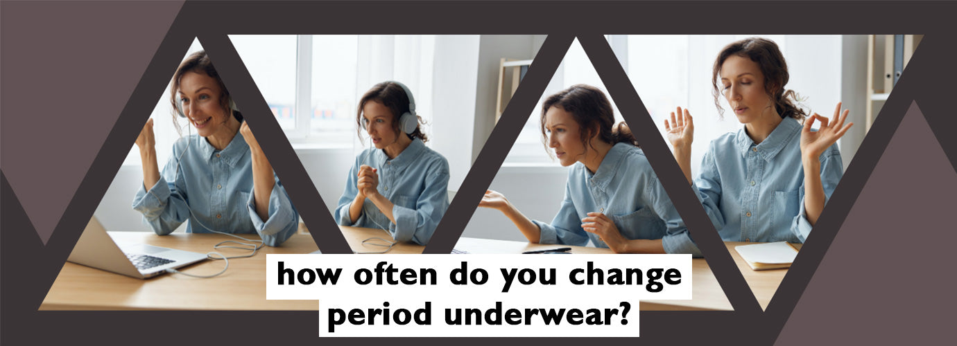 how often do you change period underwear? — Pee Chee Cheex